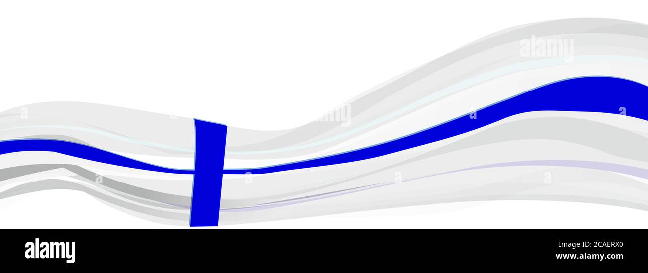 Flag of Finland, white with a blue cross flag of Finland Stock Photo ...