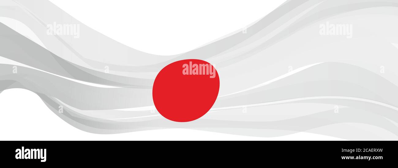 Flag of Japan, white with red circle Flag of Japan Stock Photo - Alamy