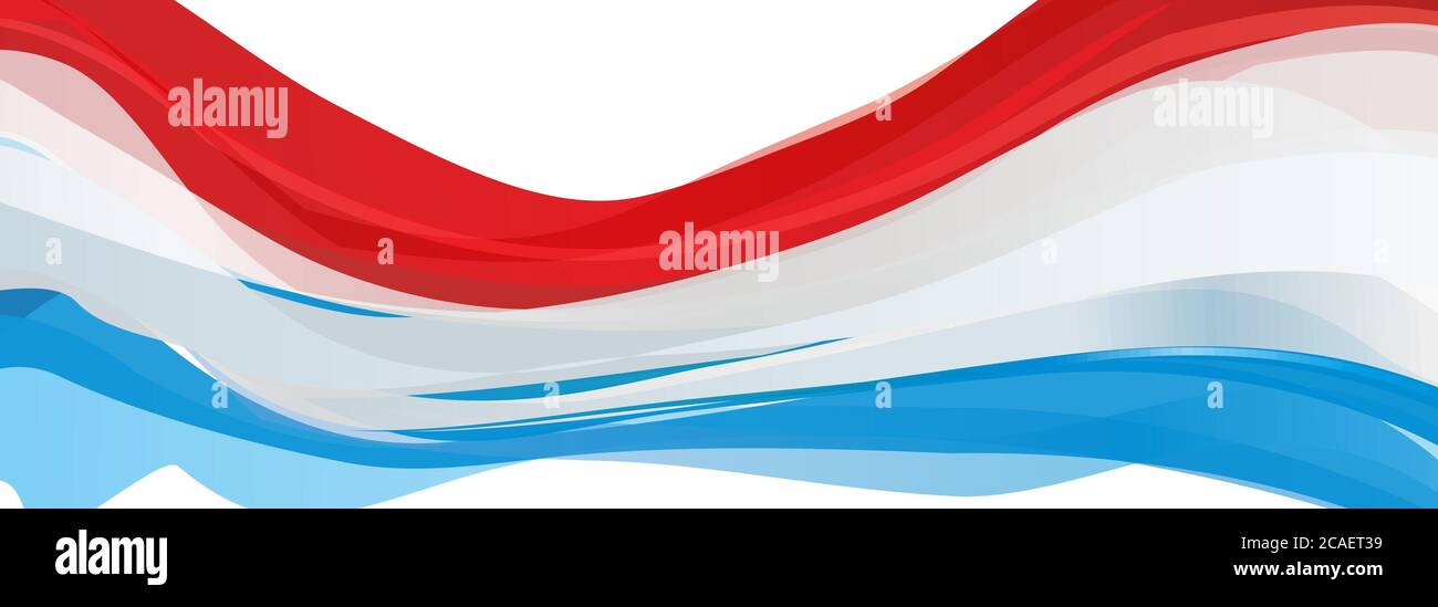 Flag of Luxembourg, red white blue Flag of the Grand Duchy of ...