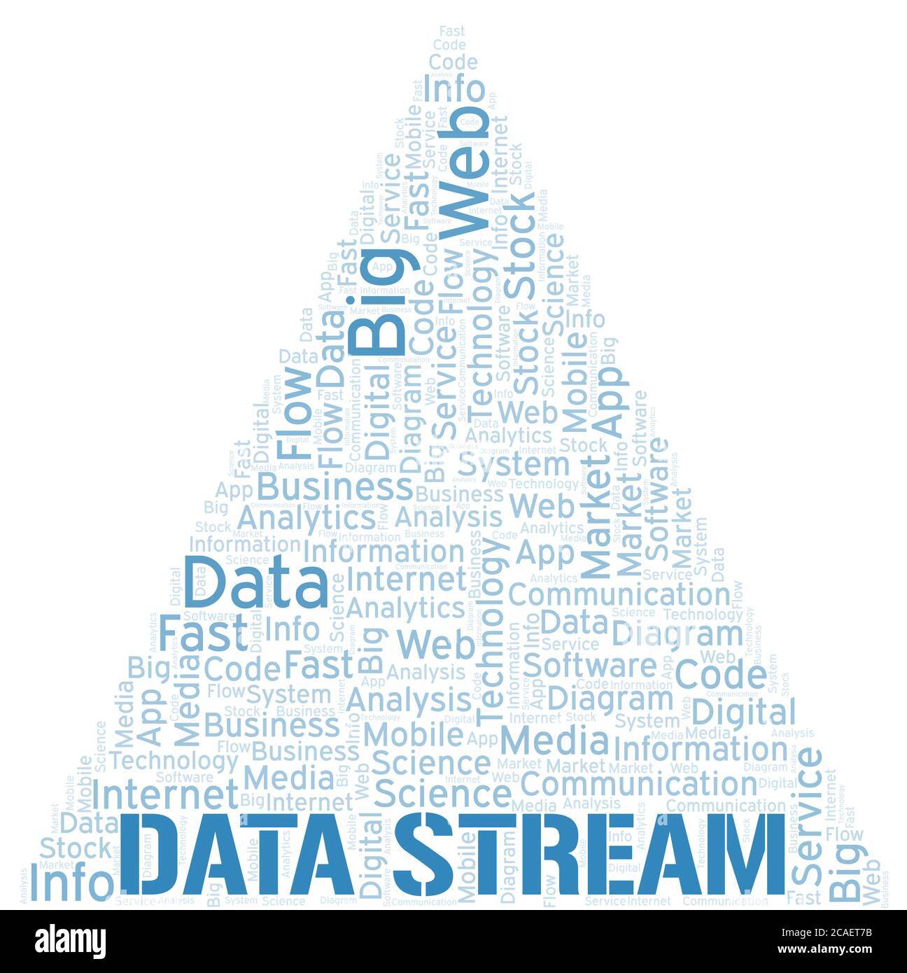 Data Stream Vector Word Cloud Made With The Text Only Stock Vector Image And Art Alamy