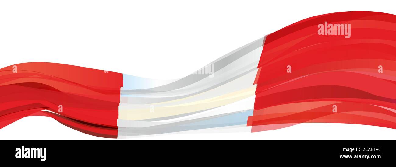 Flag of Peru, red white of the Flag of the Republic of Peru Stock Photo ...