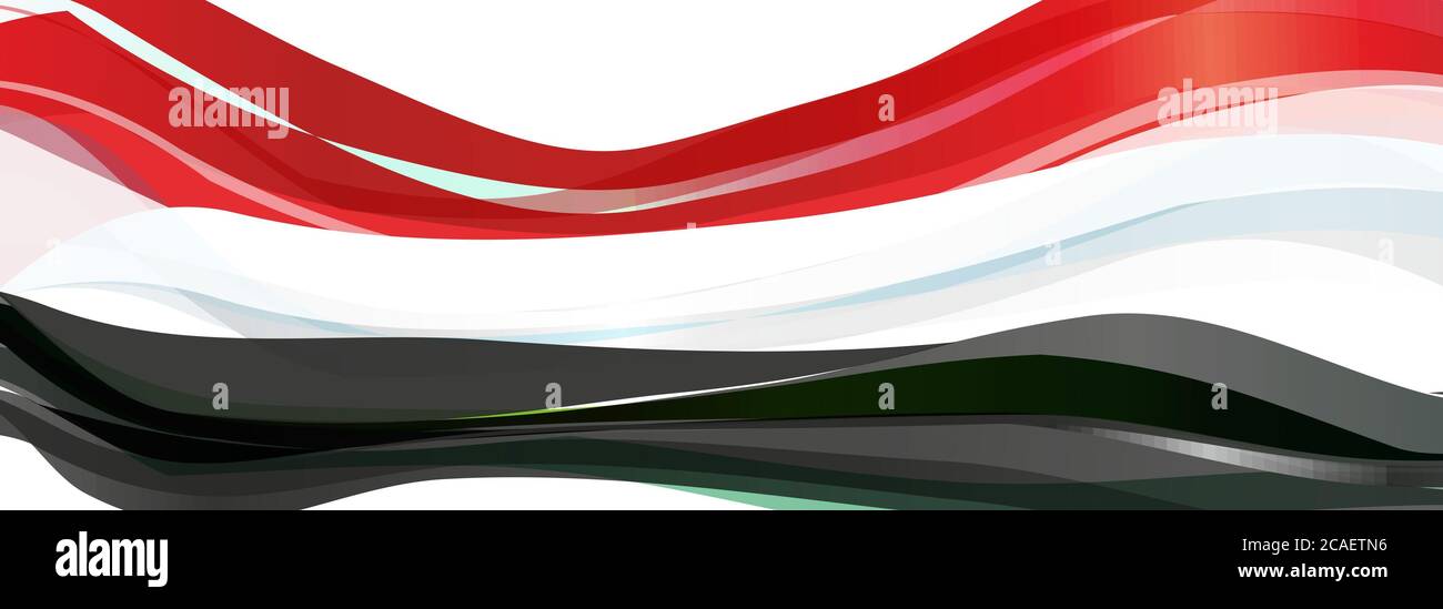 Flag of Yemen Stock Photo - Alamy