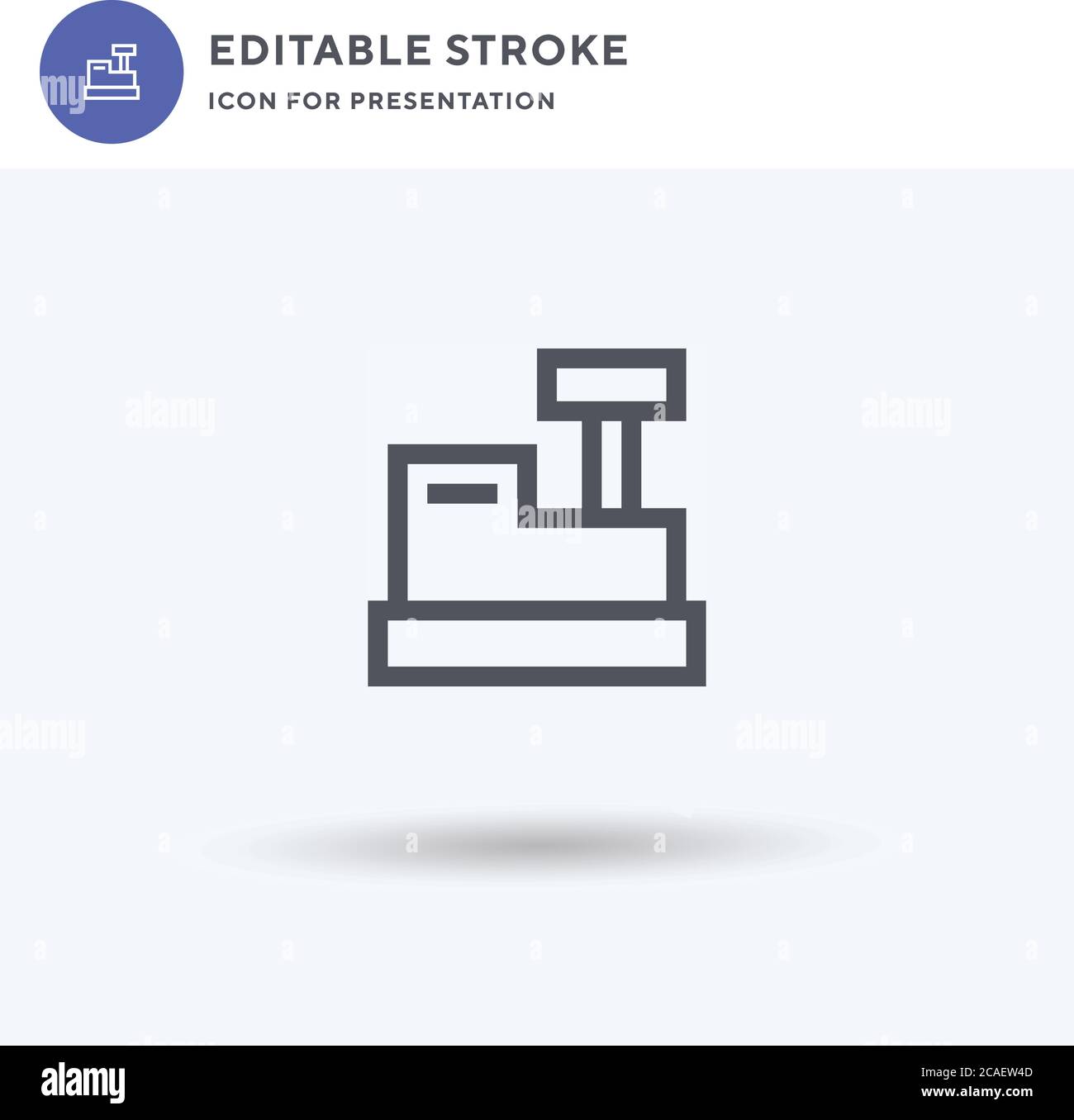 Register icon vector, filled flat sign, solid pictogram isolated on ...