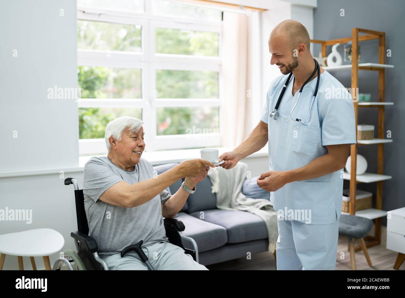 Old patient nurse hi-res stock photography and images - Alamy