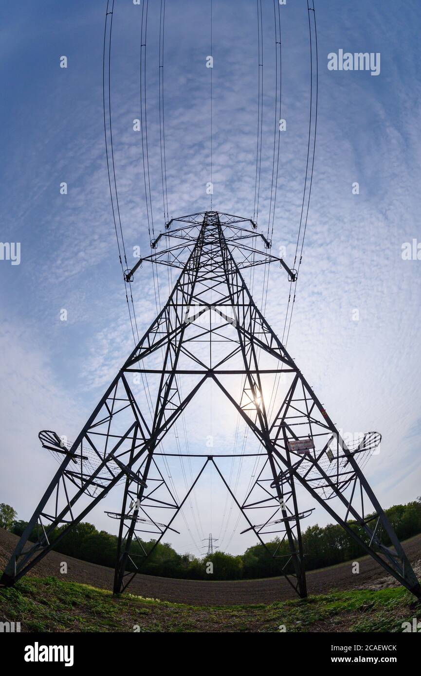 Felled pylon hi-res stock photography and images - Alamy