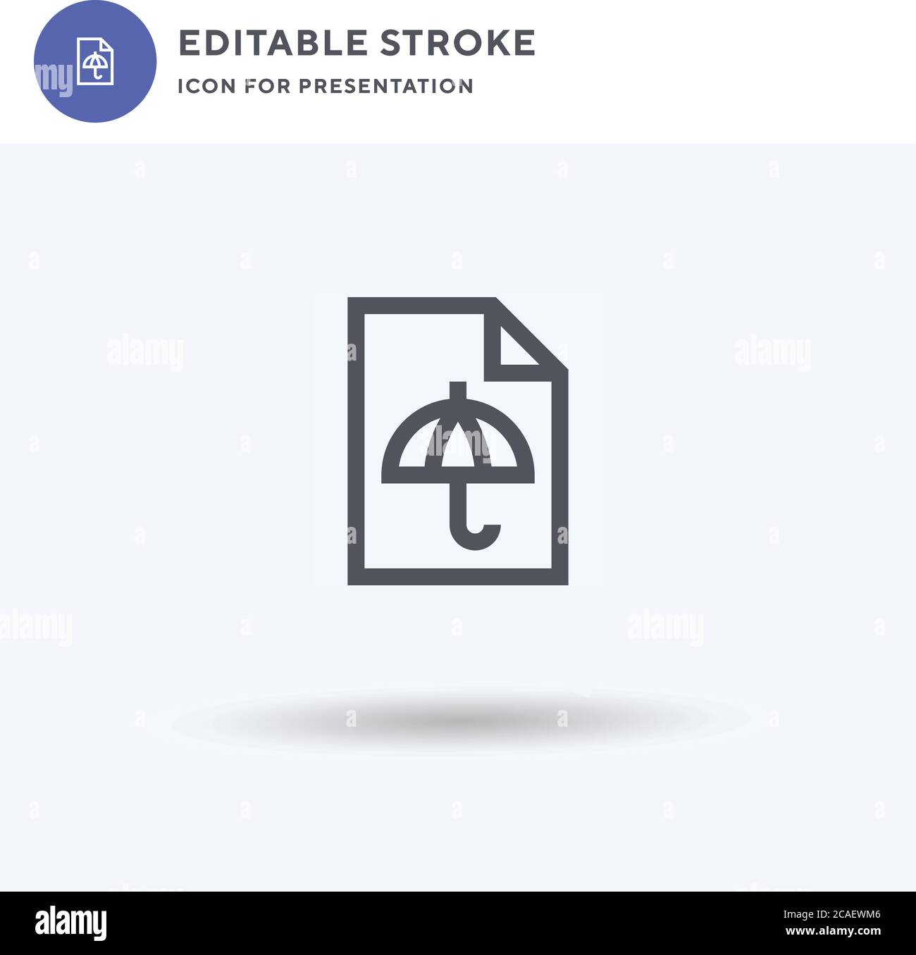 Insurance icon vector, filled flat sign, solid pictogram isolated on ...