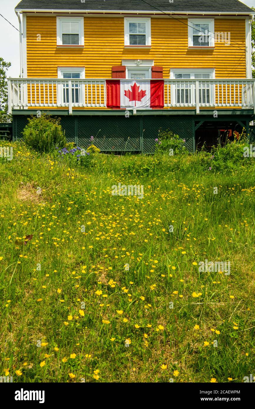 Newfoundland flag hi-res stock photography and images - Alamy
