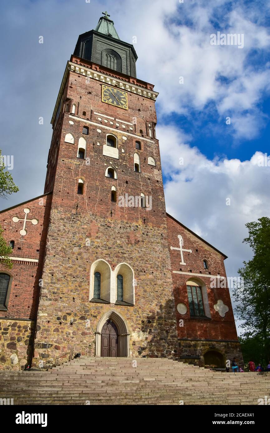 Turku Cathedral, previously Catholic cathedral of Finland, is today the ...