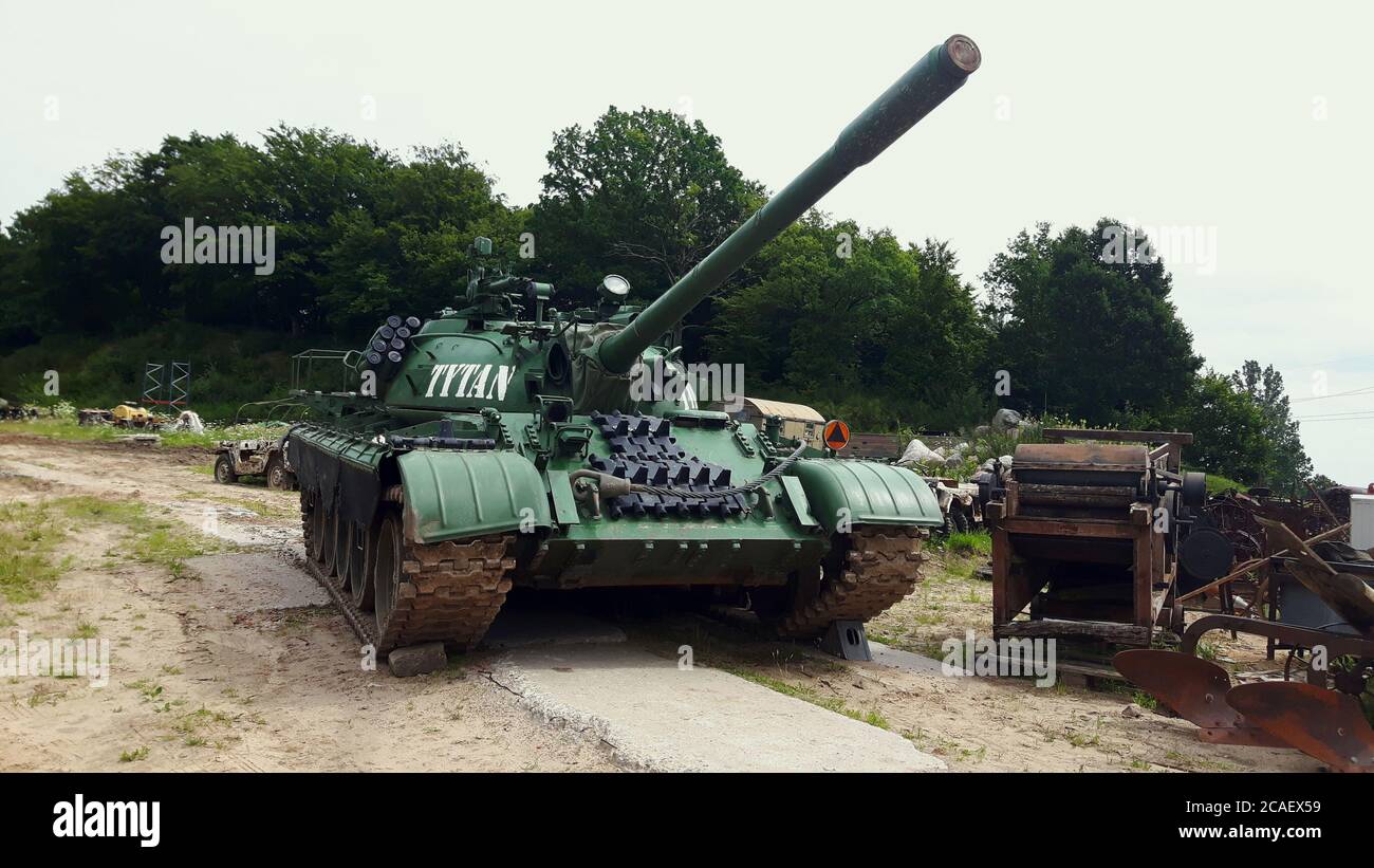 The infamous soviet t-55 tank Stock Photo - Alamy