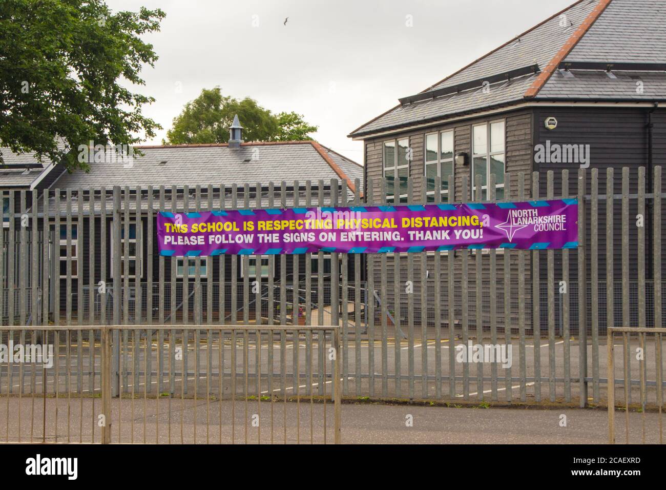 This school is respecting physical distancing billboard on local school ...