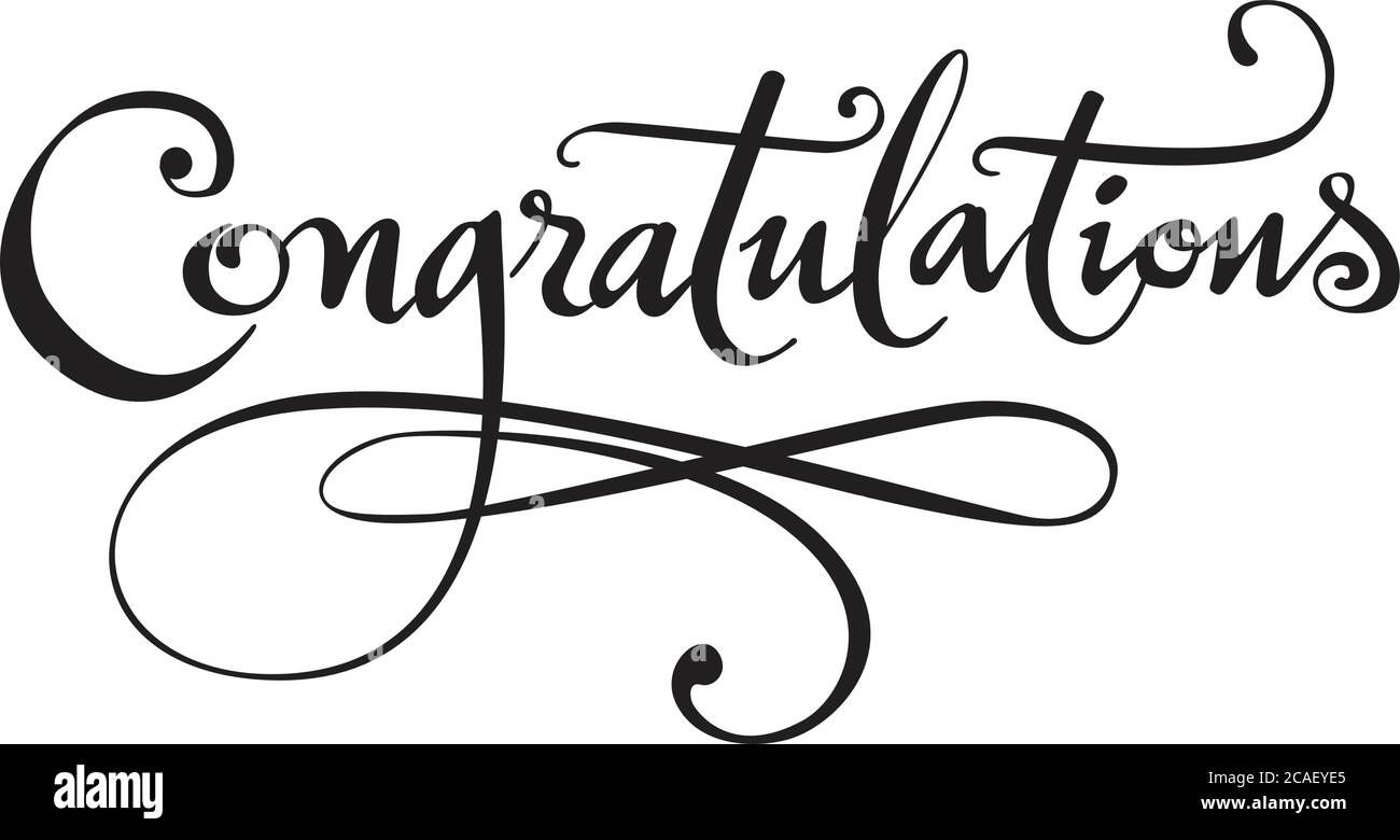 Custom calligraphy text Stock Vector Image & Art - Alamy