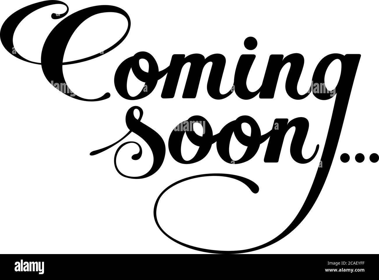 Custom calligraphy text Stock Vector Image & Art - Alamy