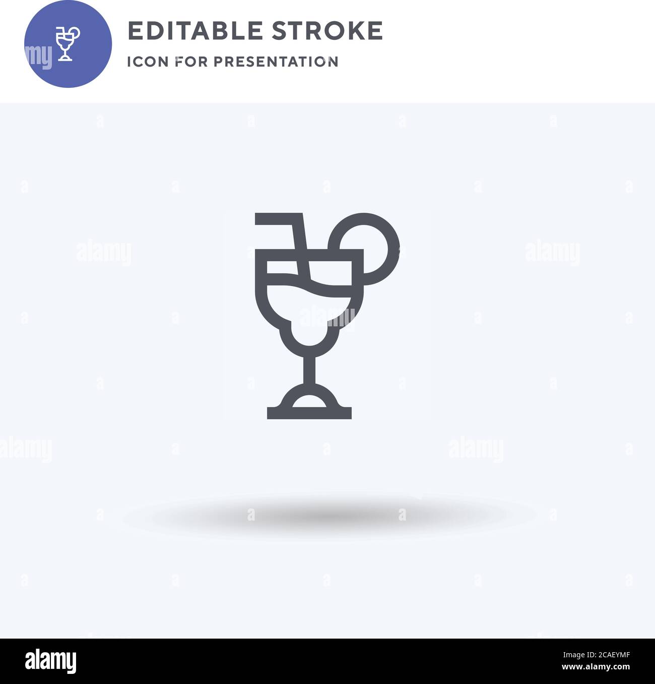 Cosmopolitan icon vector, filled flat sign, solid pictogram isolated on ...