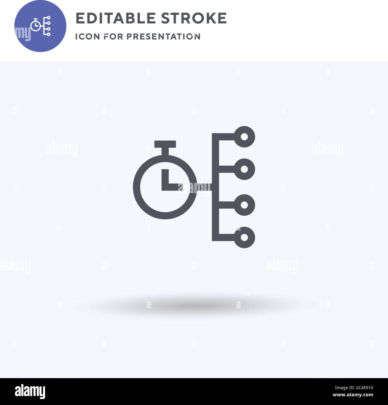 Schedule icon vector, filled flat sign, solid pictogram isolated on ...