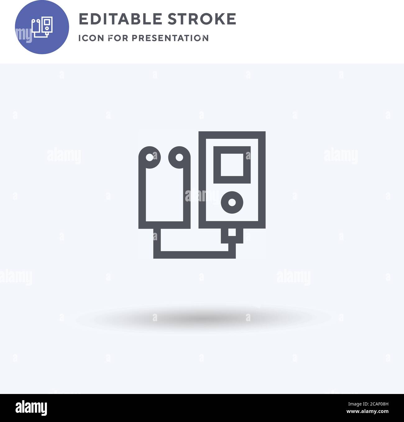 Mp icon vector, filled flat sign, solid pictogram isolated on white ...