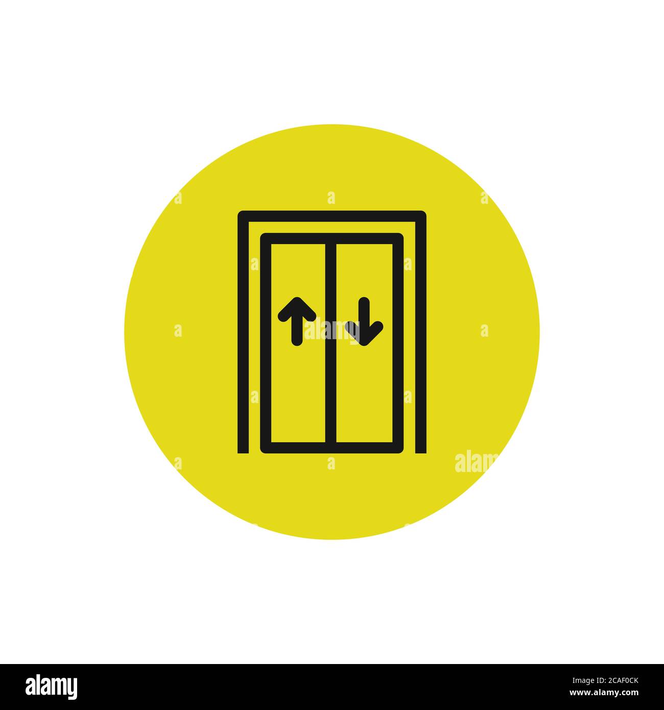 elevator flat icon, vector illustration Stock Vector Image & Art - Alamy