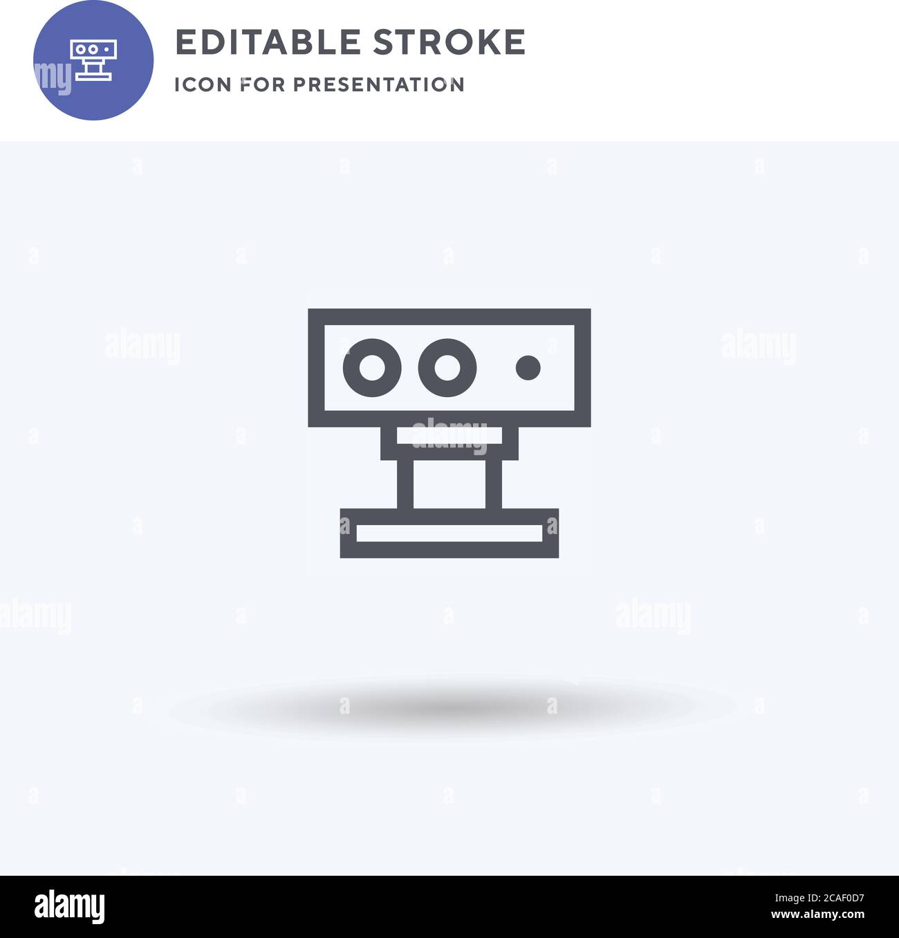 Motion Sensor icon vector, filled flat sign, solid pictogram isolated ...