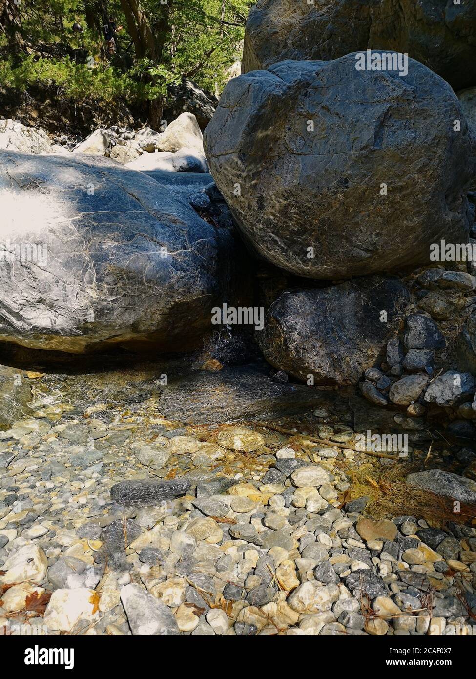 A stunning view of the landscape and river based in southern Crete ...