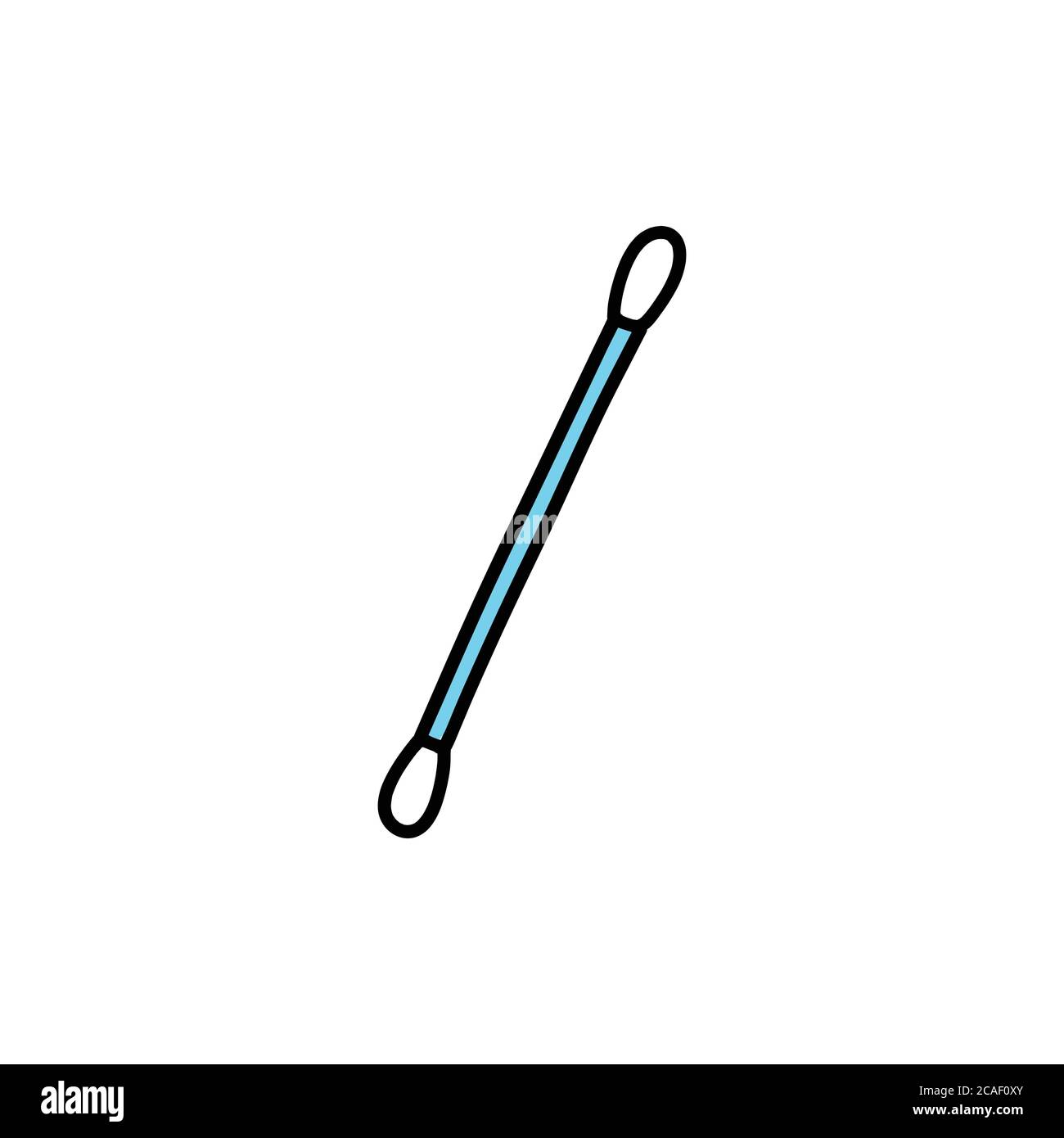 cotton swab doodle icon, vector color illustration Stock Vector Image ...
