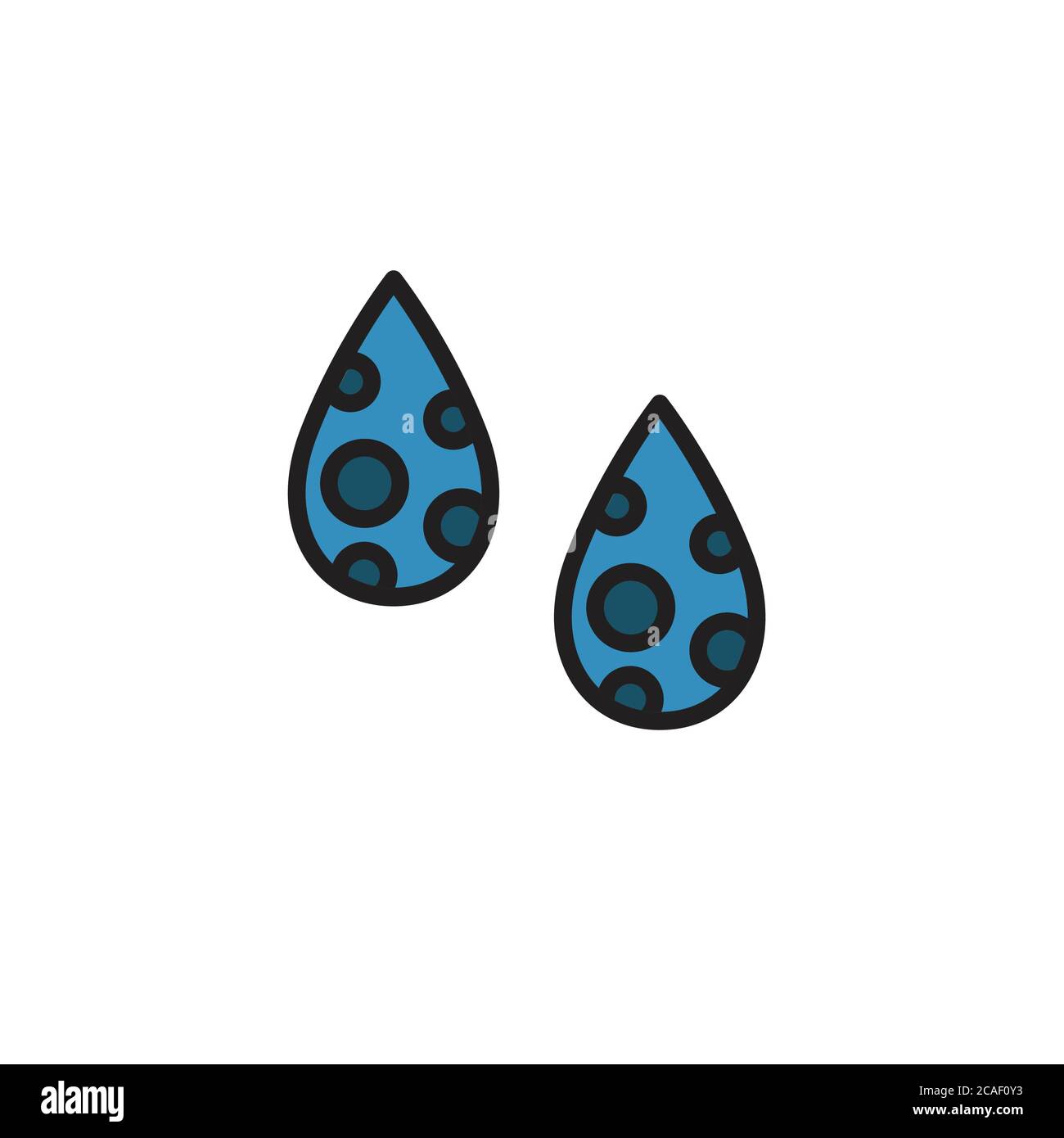 dirty water flat icon, vector illustration Stock Vector Image & Art - Alamy