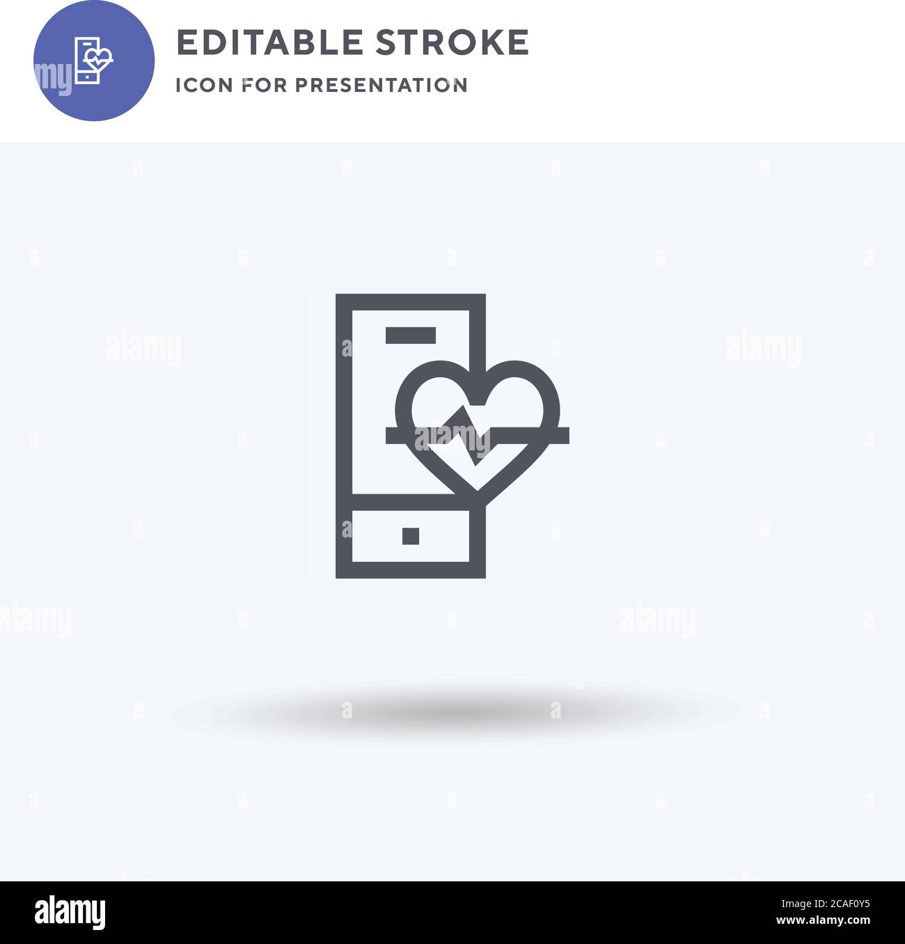 Heart Rate icon vector, filled flat sign, solid pictogram isolated on ...