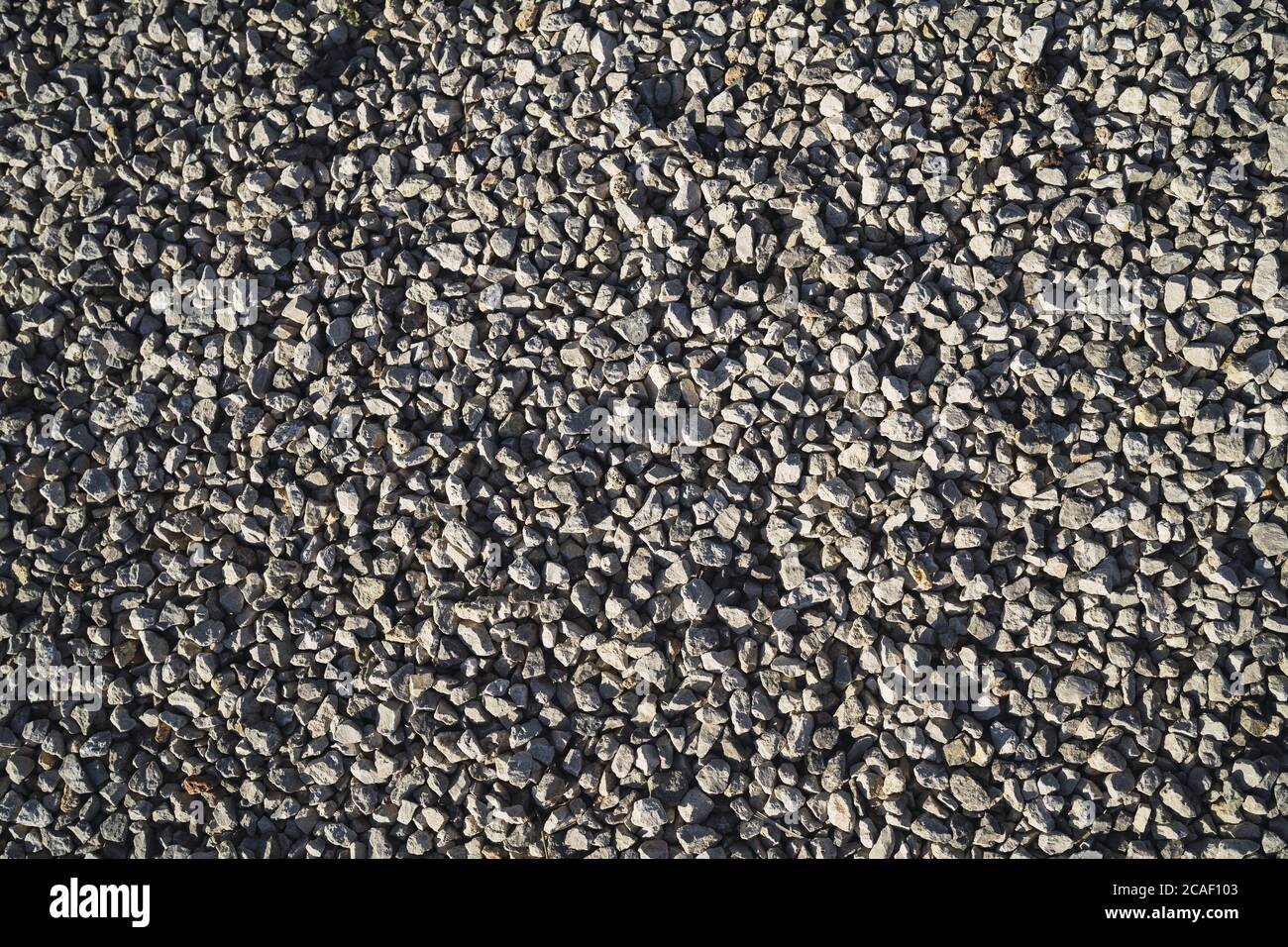 Top view of crushed stone gravel Stock Photo - Alamy