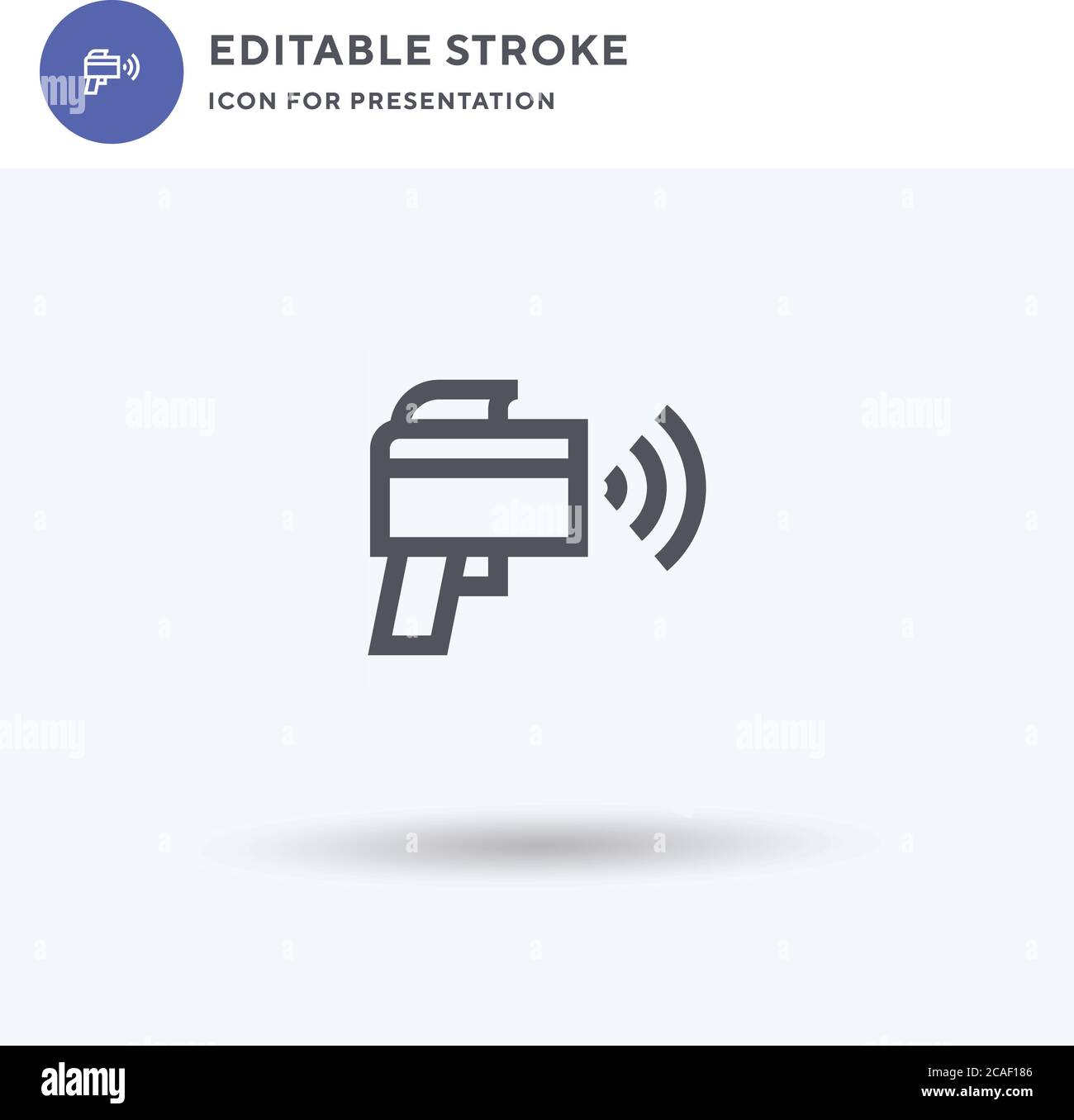 Speed Radar icon vector, filled flat sign, solid pictogram isolated on ...