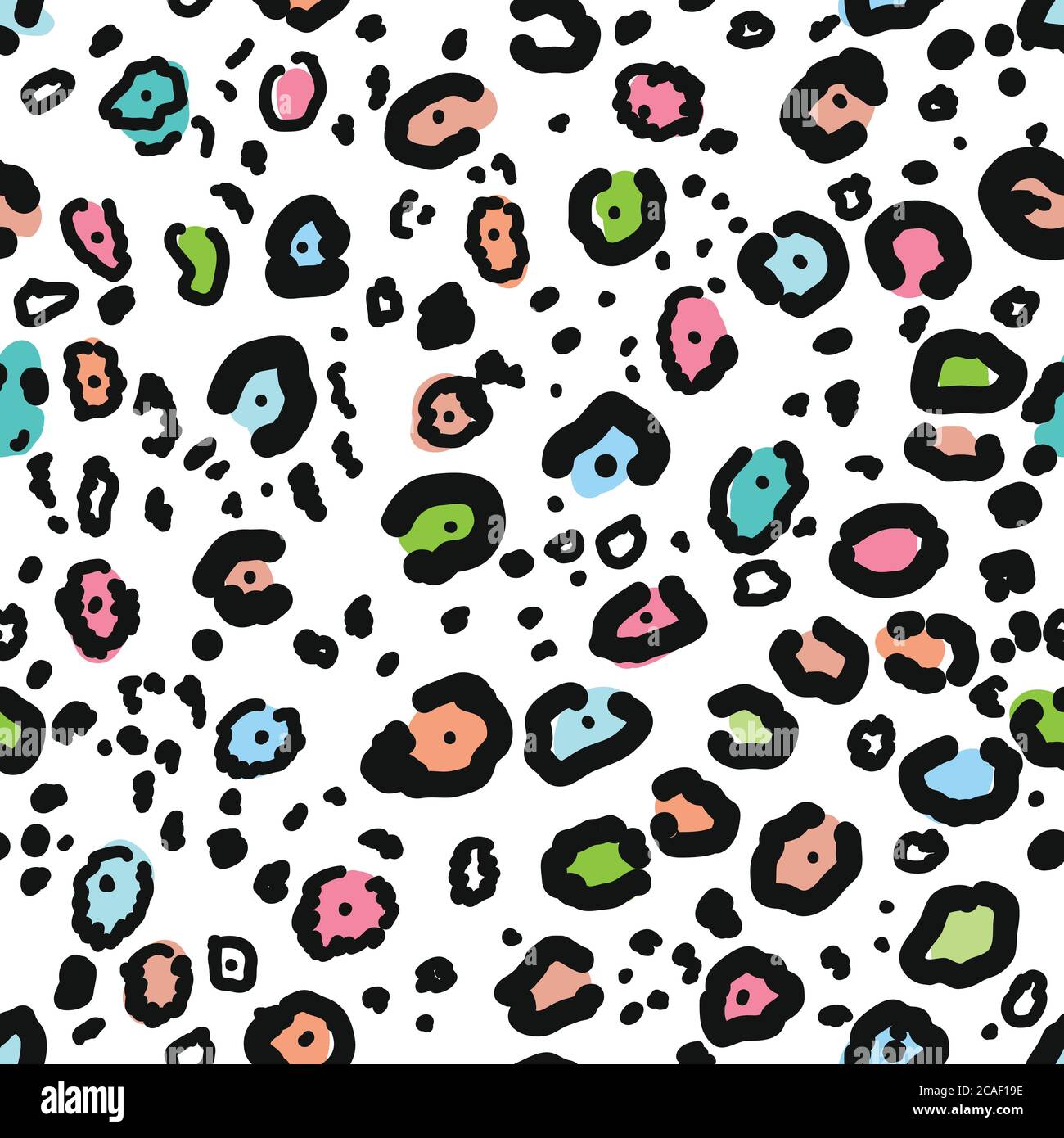 Leopard spotted texture Seamless pattern Stock Vector Image & Art - Alamy