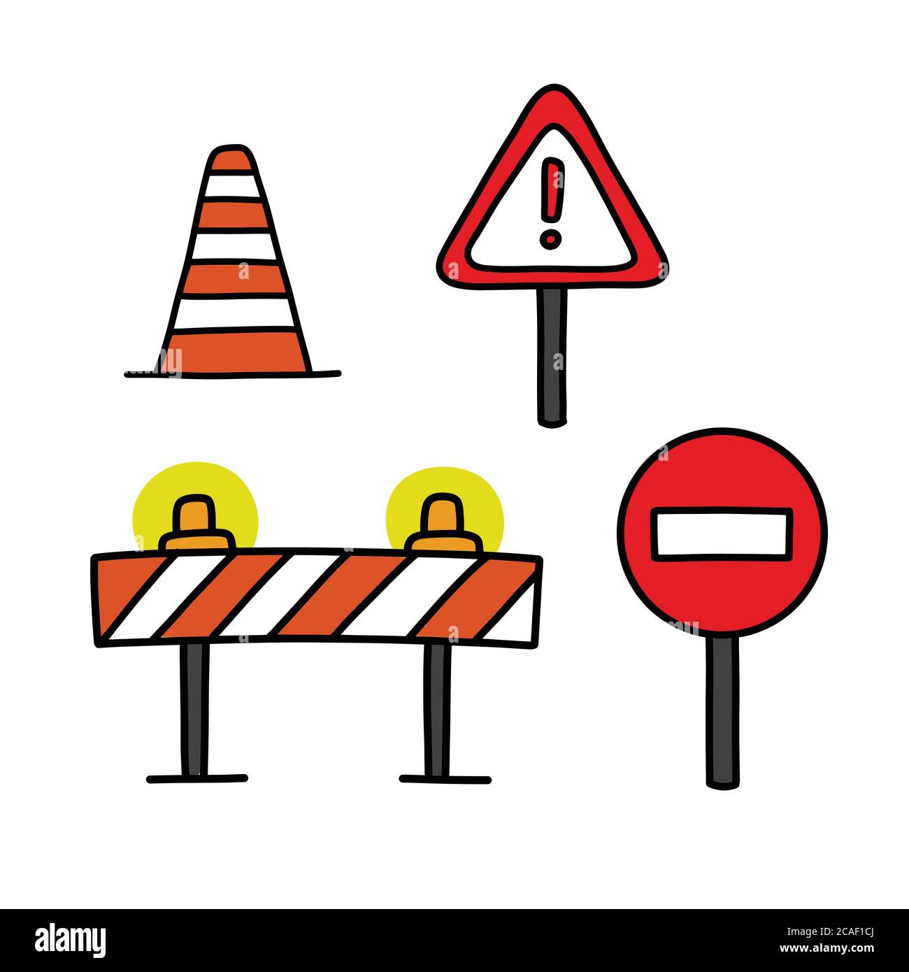 road signs doodle icon, vector illustration Stock Vector Image & Art ...