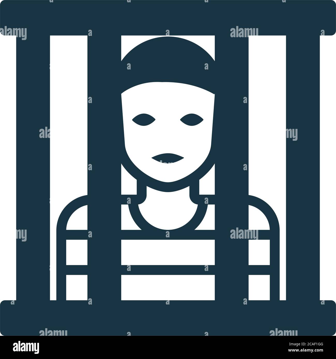 Man in jail cell Cut Out Stock Images & Pictures - Alamy