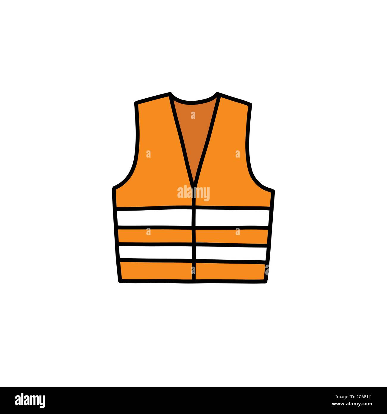 Worker vest vector vectors Cut Out Stock Images & Pictures - Alamy