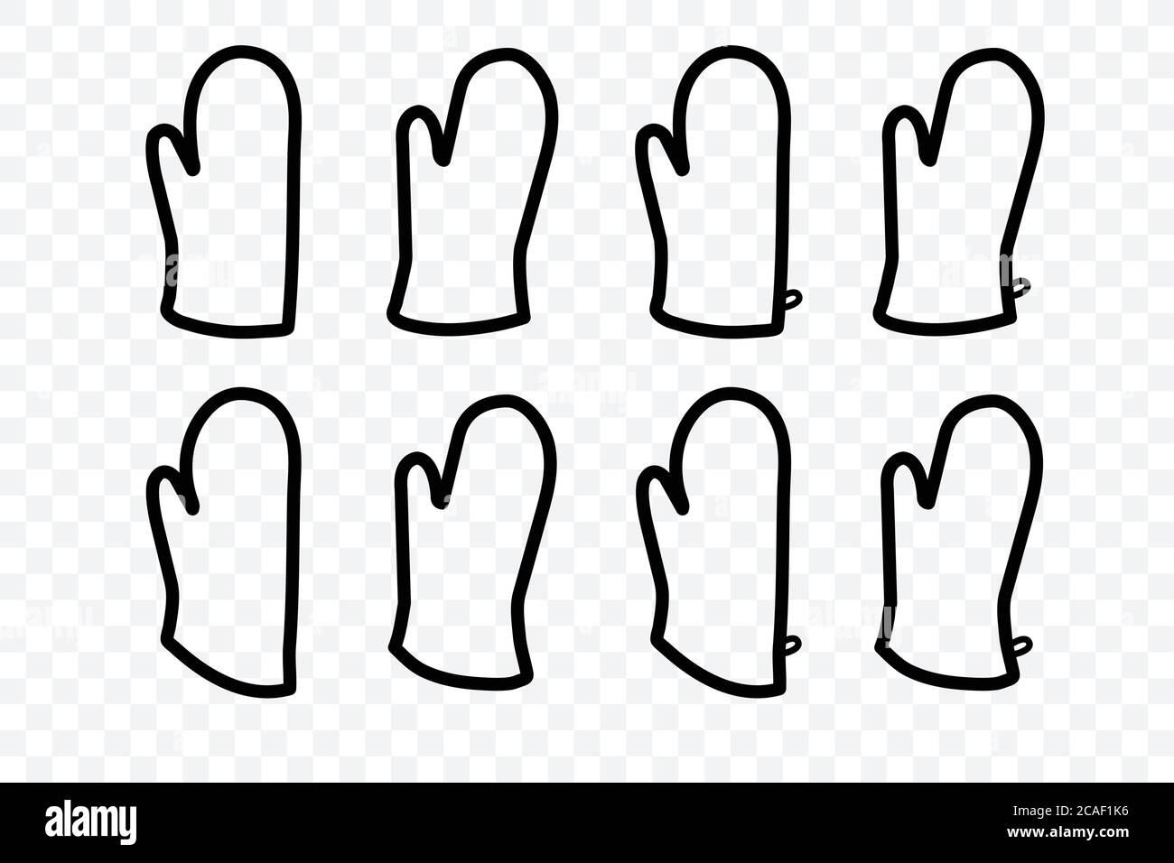 Mitts Stock Vector Images - Alamy