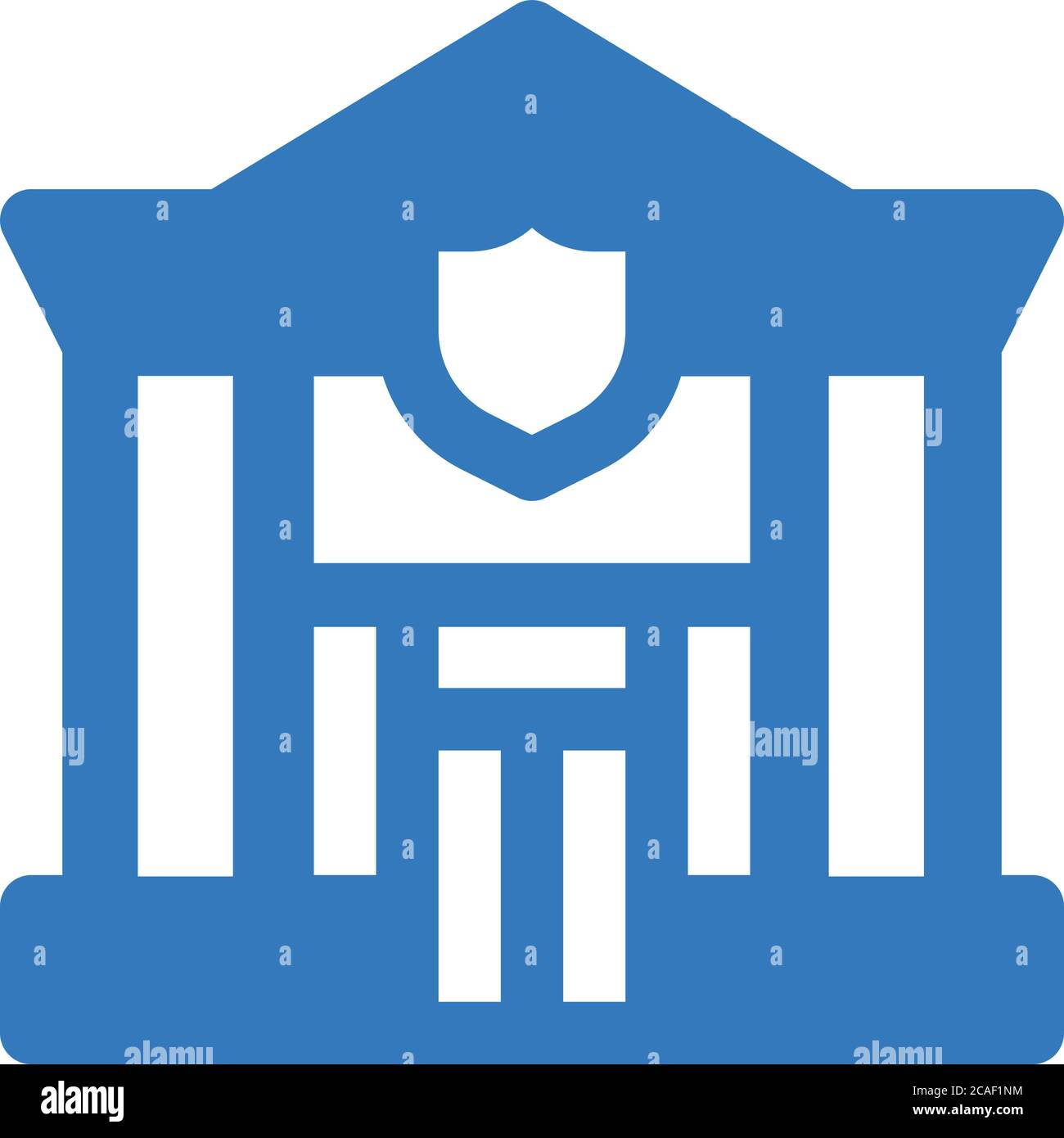 Headquarters, Police station icon. Perfect use for print media, web ...