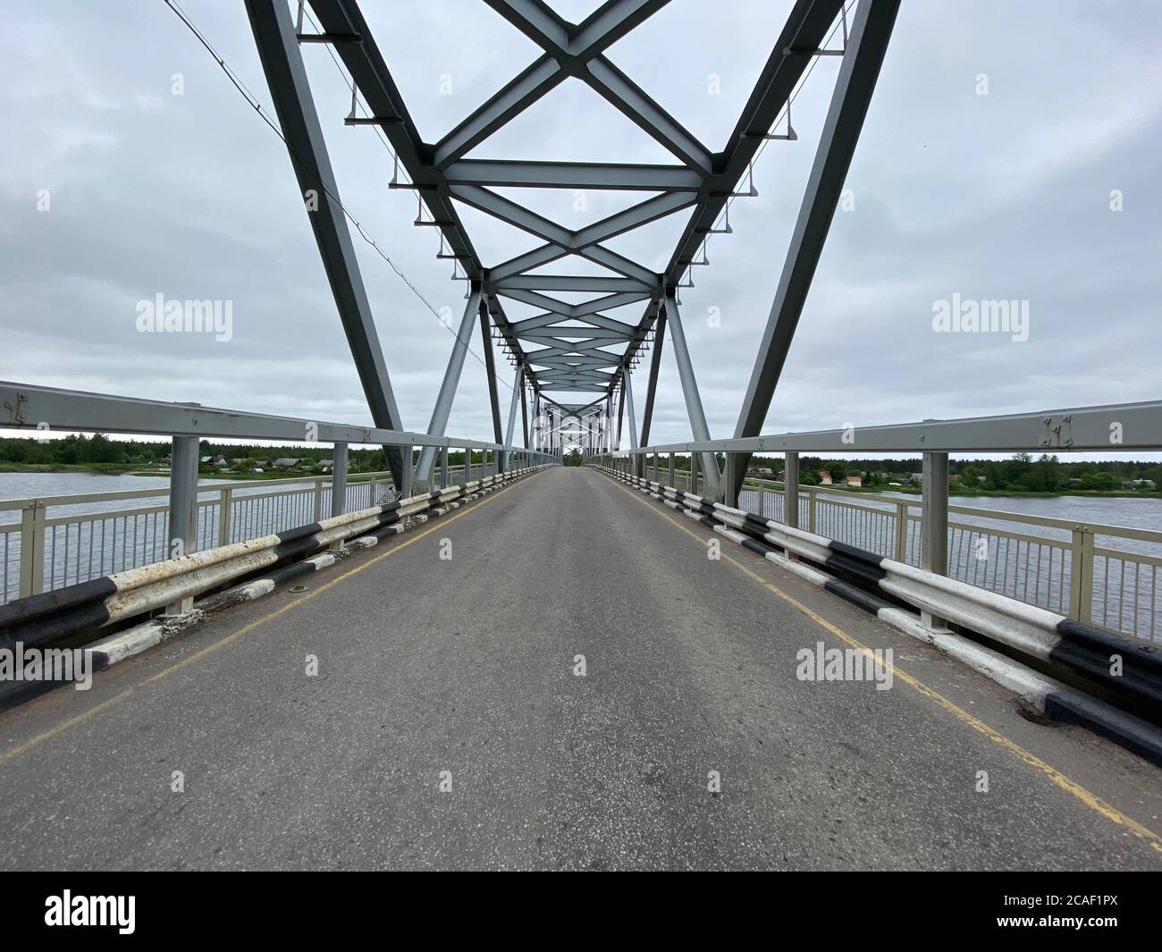 a bridge over a body of water Stock Photo - Alamy