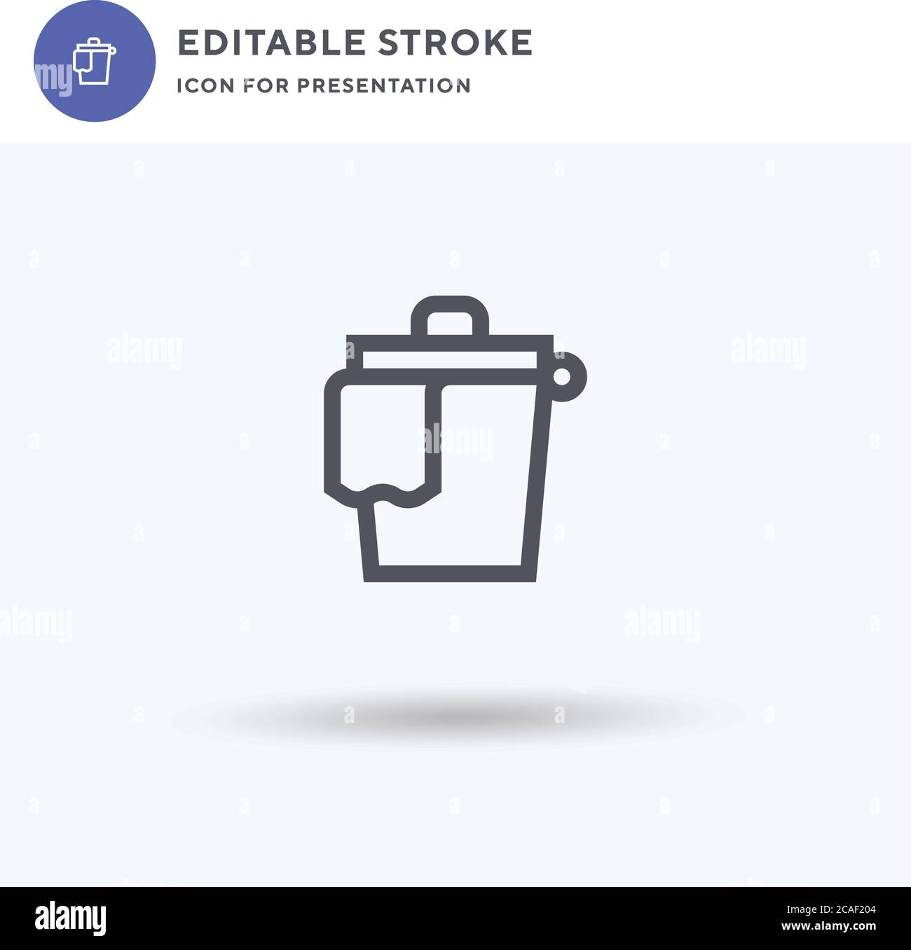 Laundry Basket icon vector, filled flat sign, solid pictogram isolated ...