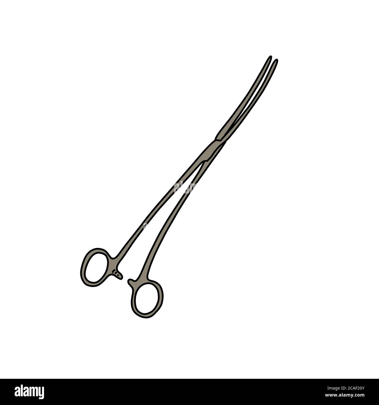 bozeman douglas forceps doodle icon, vector illustration Stock Vector ...