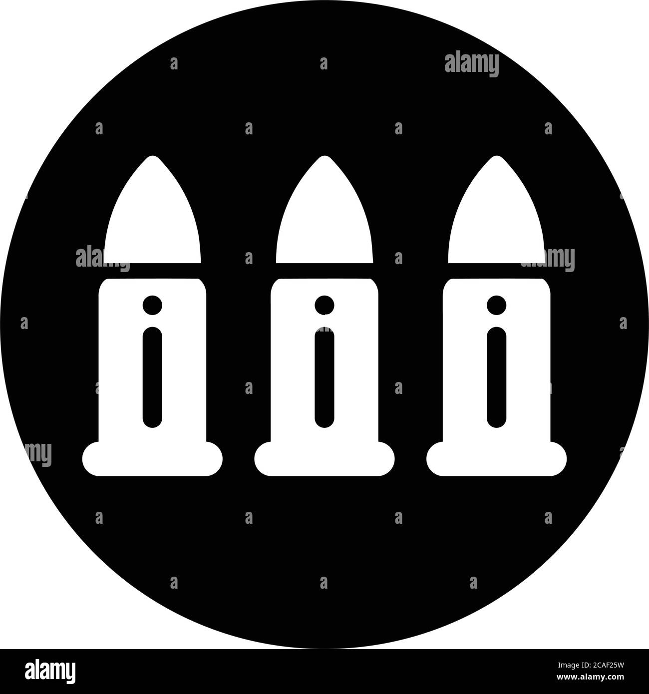 Gun bullet icon. Beautiful design and fully editable vector for ...