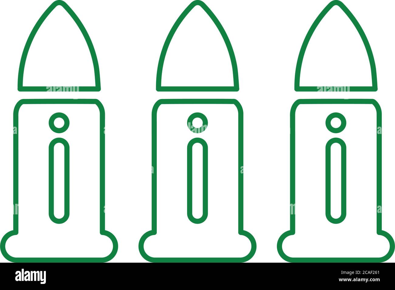 Gun bullet icon. Beautiful design and fully editable vector for ...