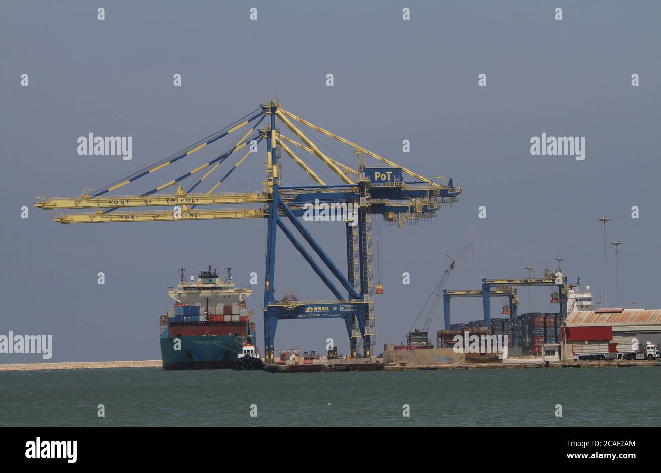 Tripoli, Lebanon. 6th Aug, 2020. Photo taken on Aug. 6, 2020 shows a ...