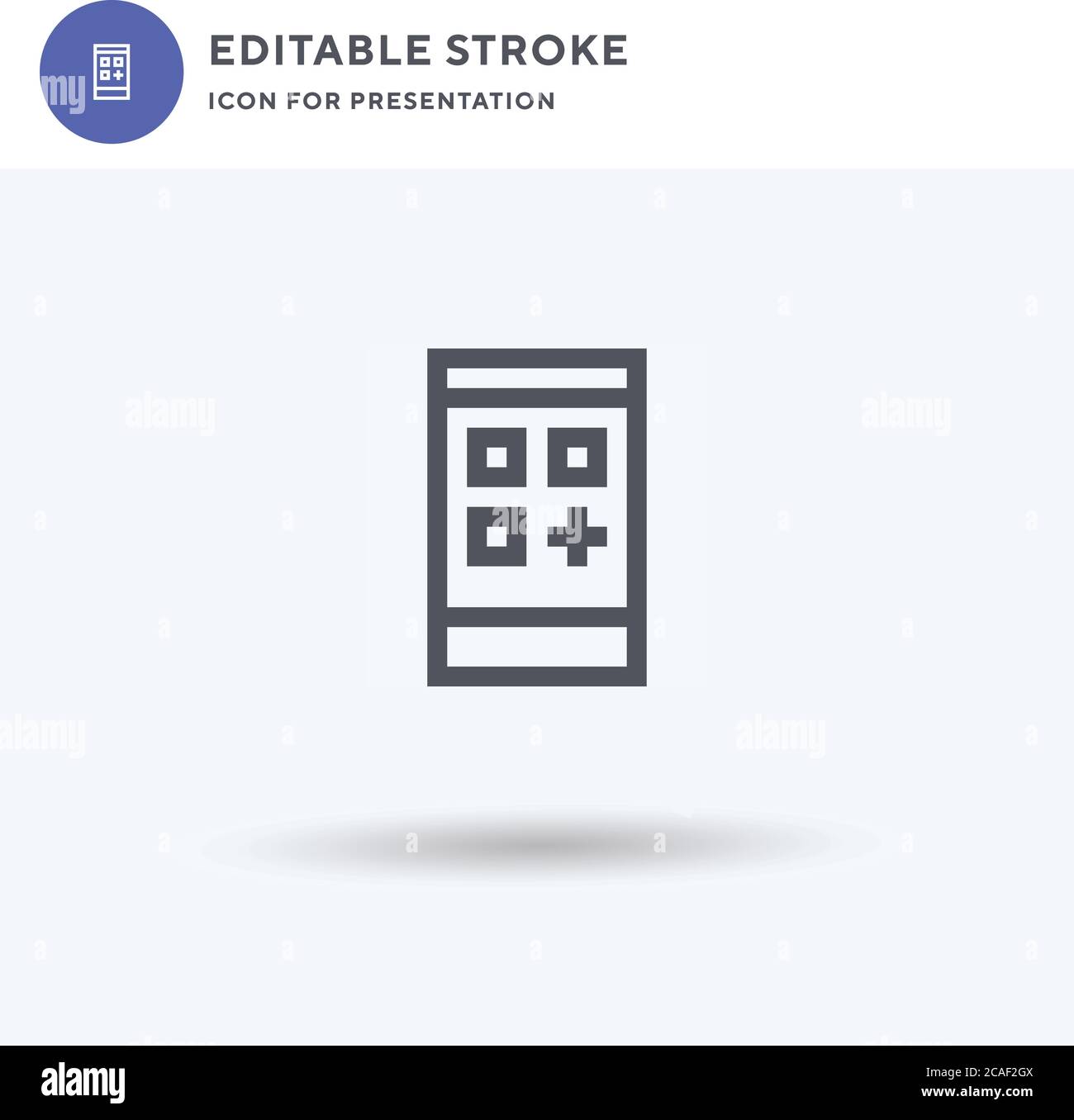 Apps icon vector, filled flat sign, solid pictogram isolated on white ...