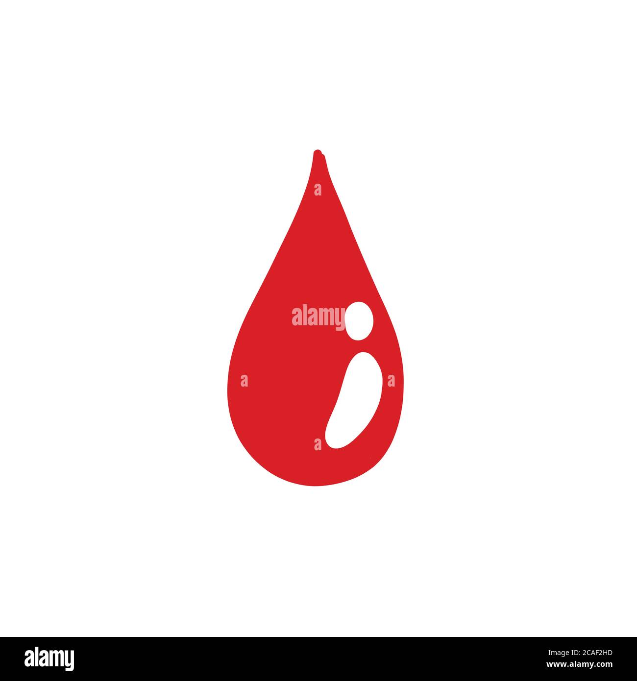 blood drop doodle icon, vector illustration Stock Vector Image & Art ...