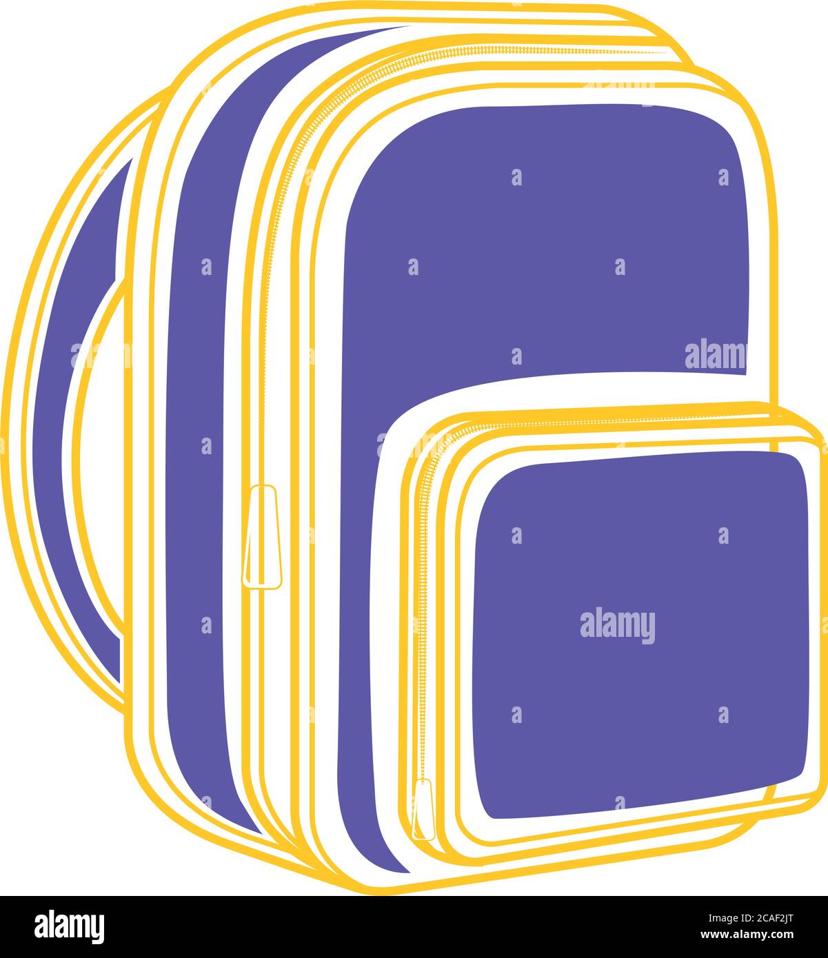 Bag of school supplies Stock Vector Images - Alamy