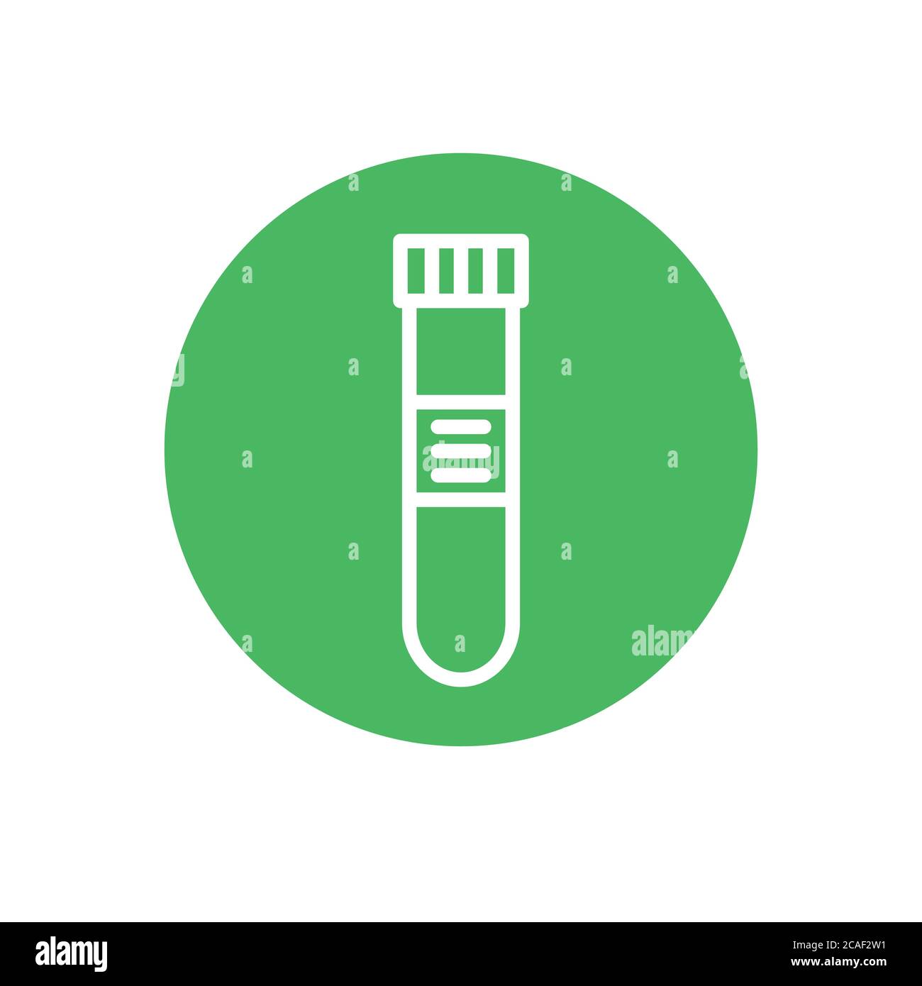 test tube flat icon, vector color illustration Stock Vector Image & Art ...