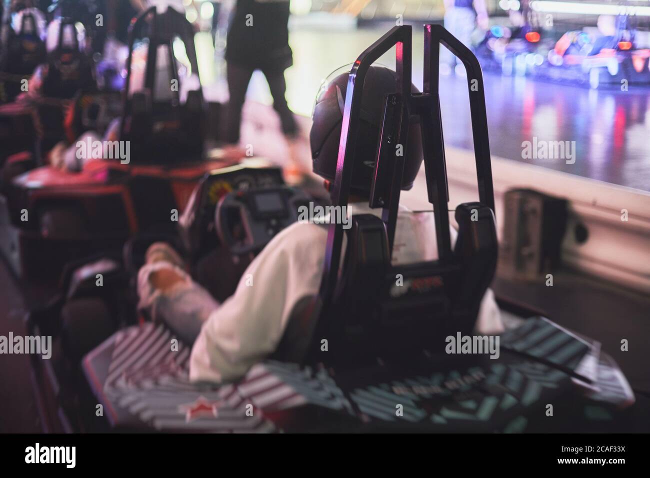 Fast lap indoor kart racing hi-res stock photography and images - Alamy