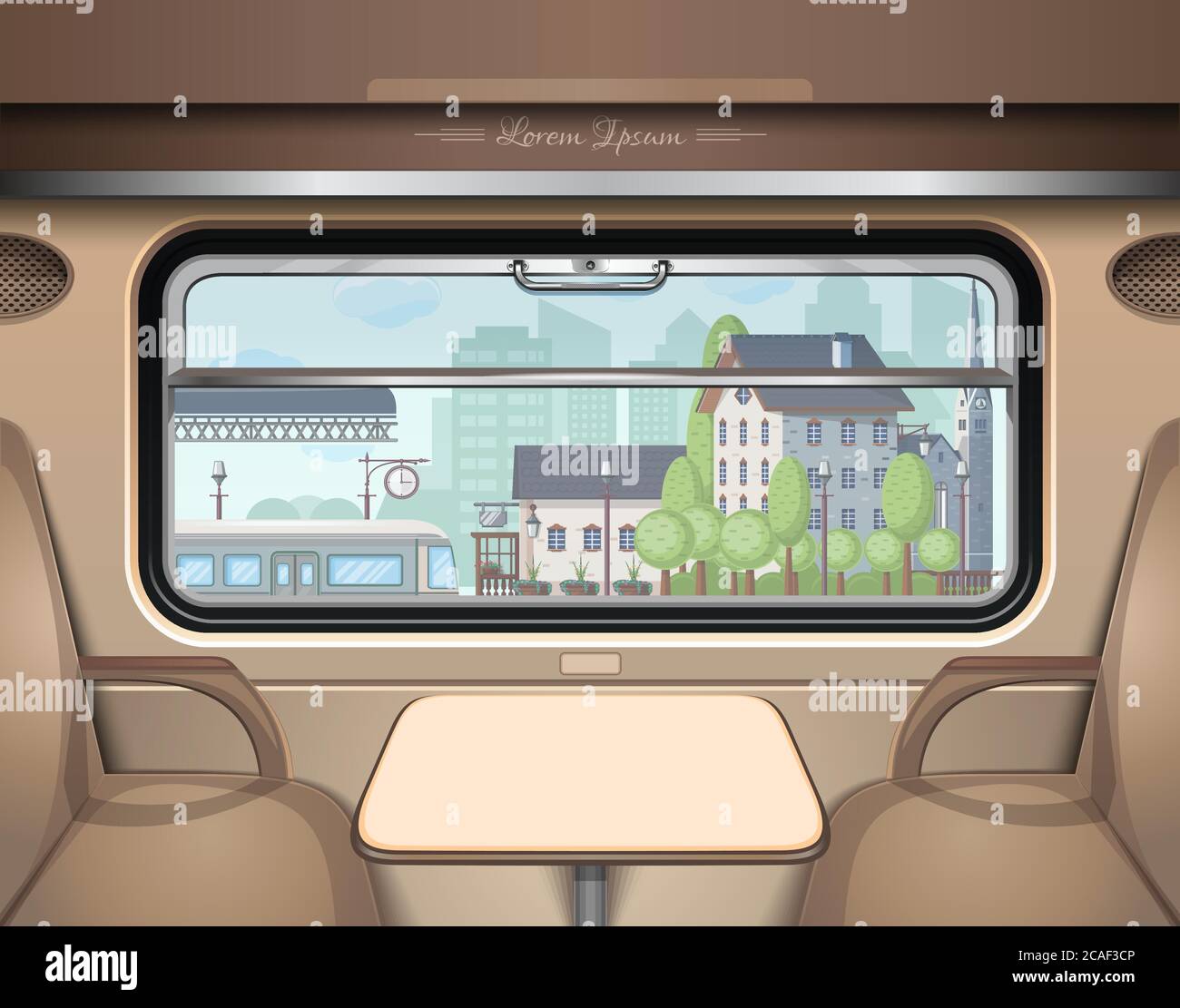 Transportation passenger window Stock Vector Images - Alamy