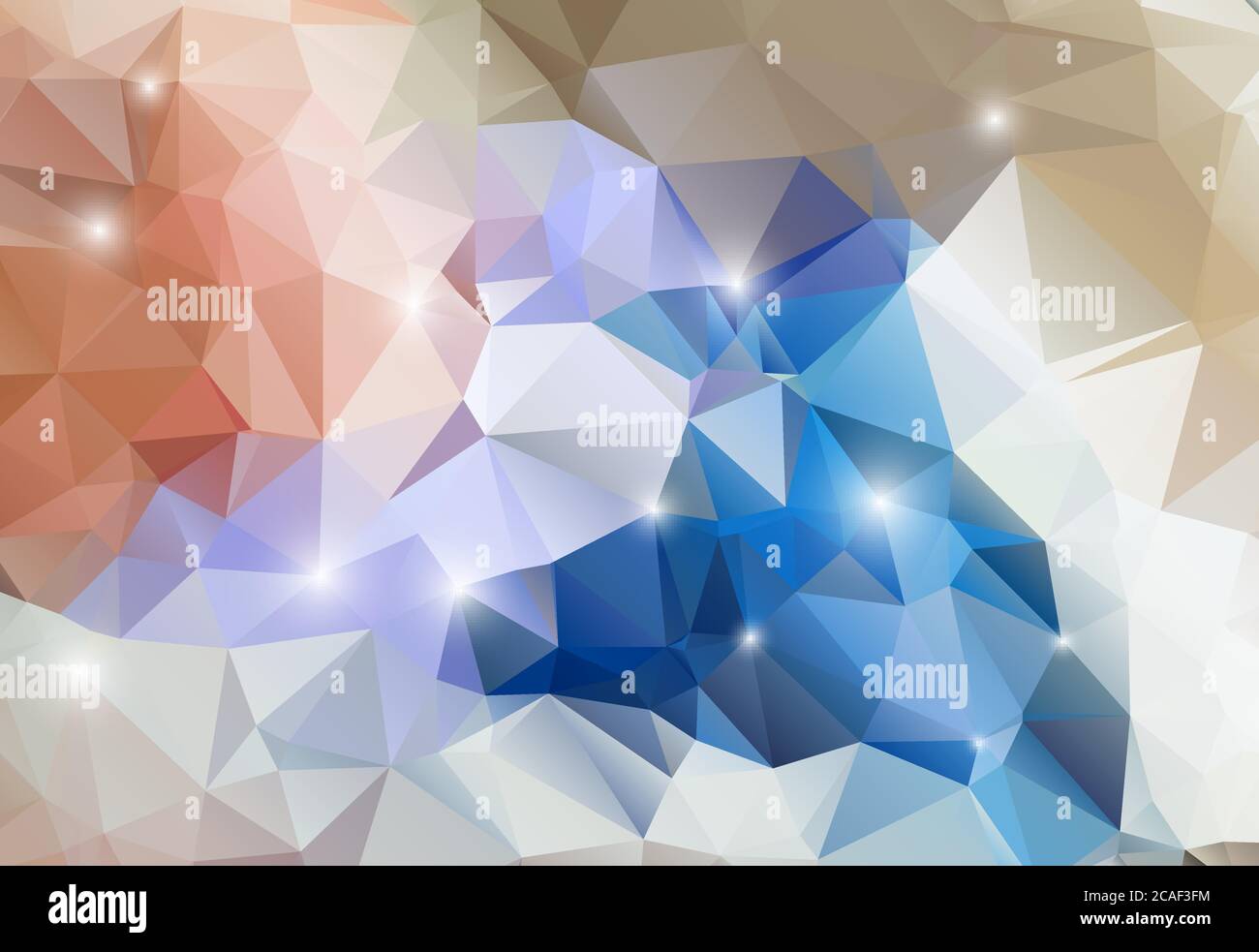 Colorful abstract background shiny polygon Stock Vector Image & Art - Alamy