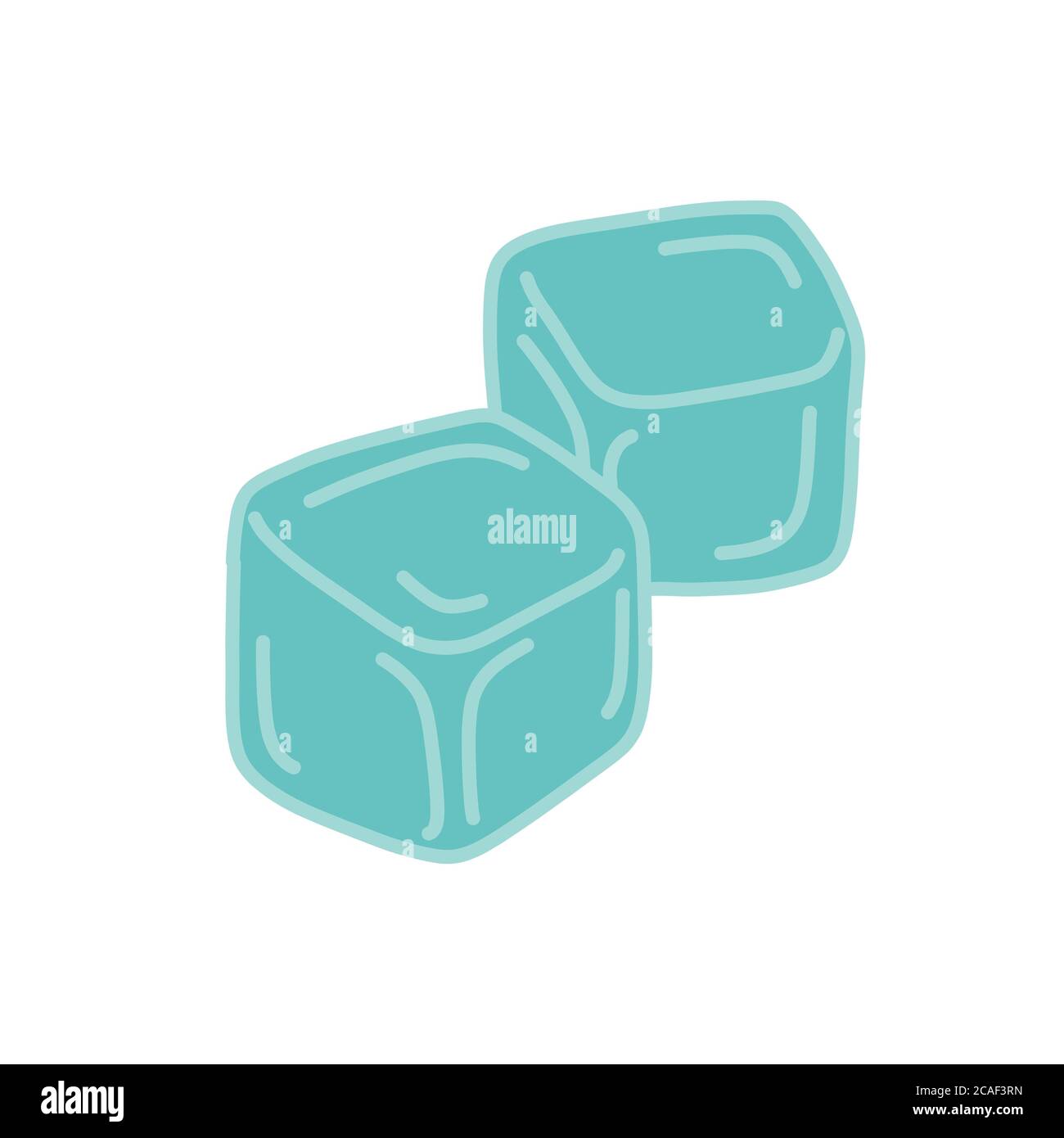ice cubes doodle icon, vector illustration Stock Vector Image & Art - Alamy