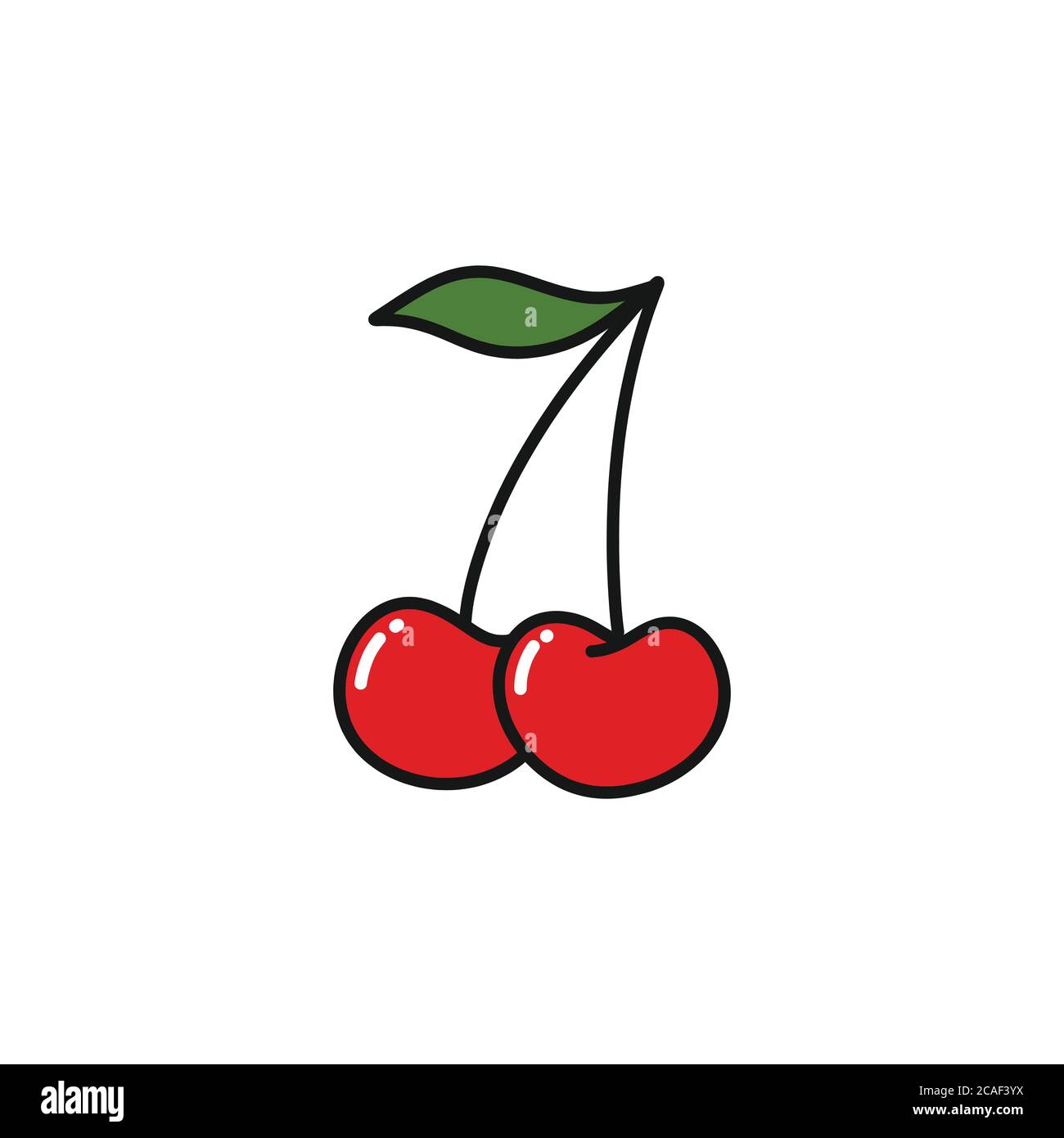 Cherry doodle hi-res stock photography and images - Alamy