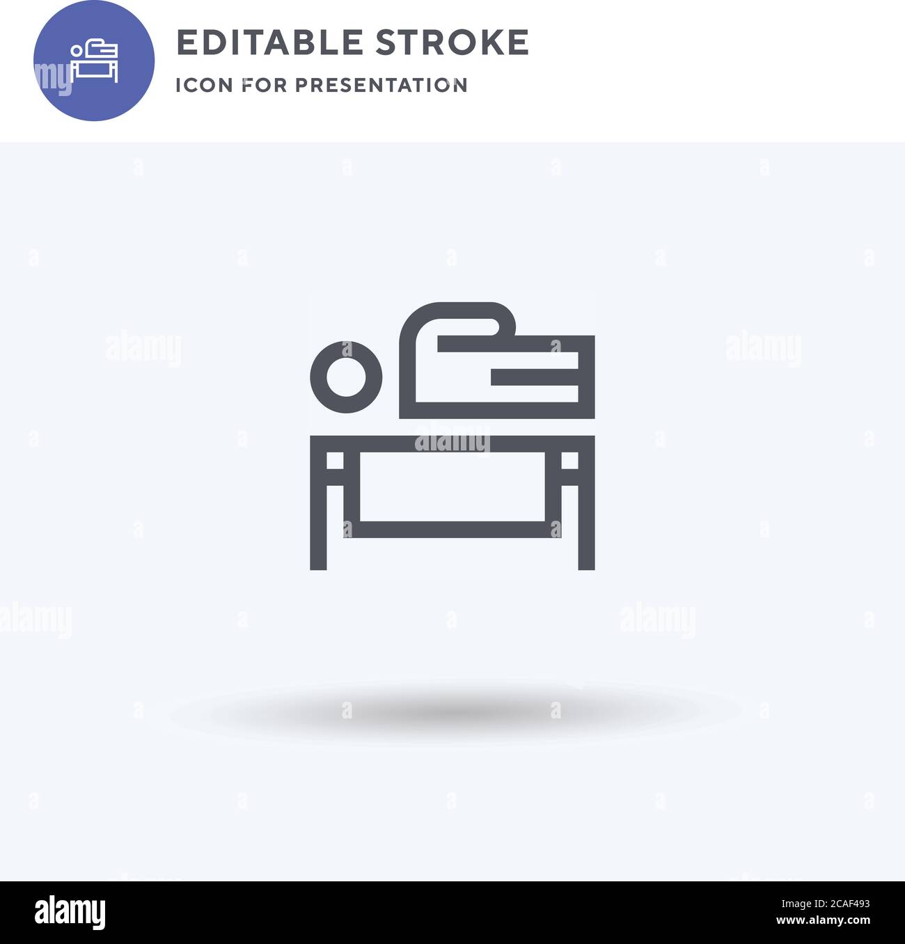 Patient icon vector, filled flat sign, solid pictogram isolated on ...