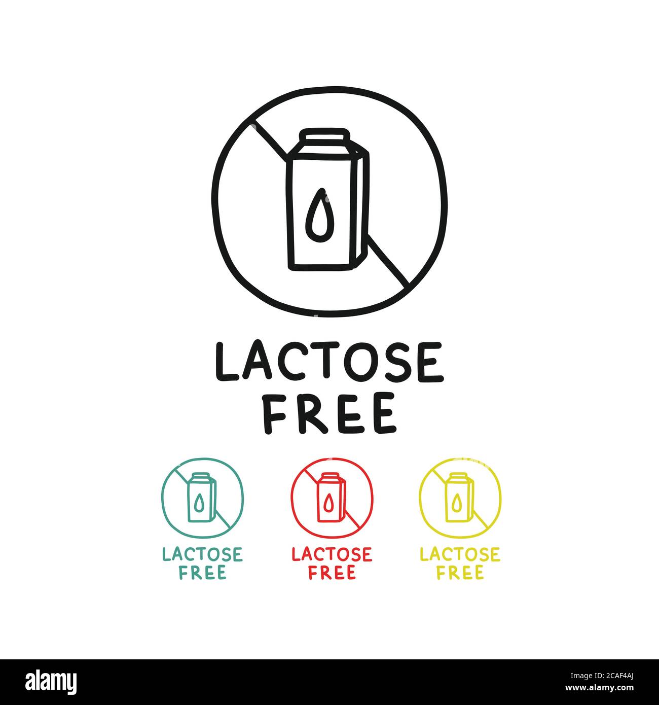 Lactose free icon hi-res stock photography and images - Alamy